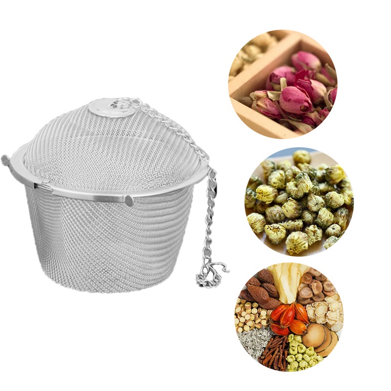 Creative new 304 stainless steel tea ball tea compartment, exquisite ...