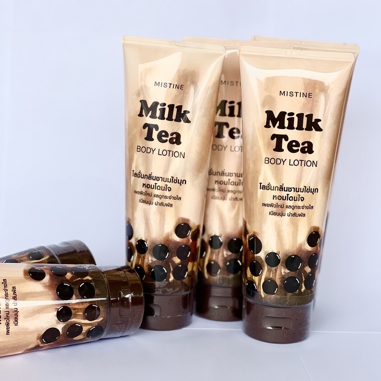 Mistine Milk tea body lotion โลชั่น ครีมทาผิว บำรุงผิว เพิ่มความชุ่ม ...