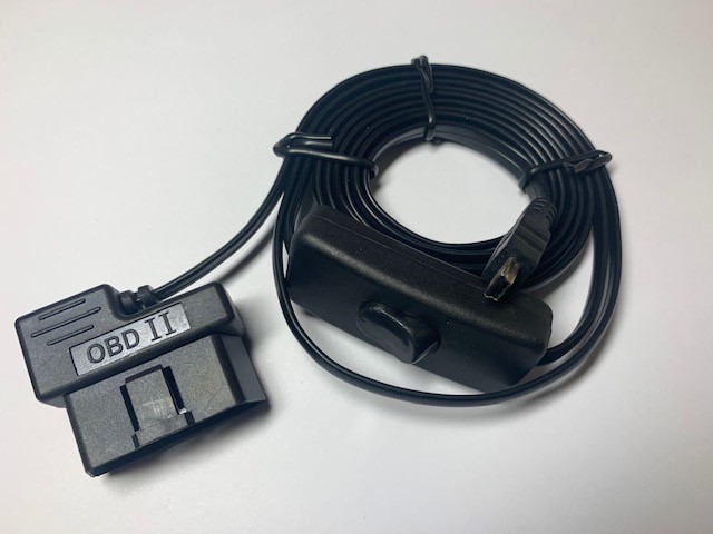 สาย OBD II Cable to Mini USB สำหรับ Smart Gauge แบบมีสวิทช์เปิดปิด ...