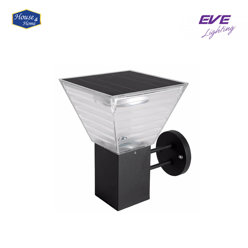 EVE โคมติดผนัง LED Solar cell sensor WSL-14 5W (3 แสง) | Lazada.co.th