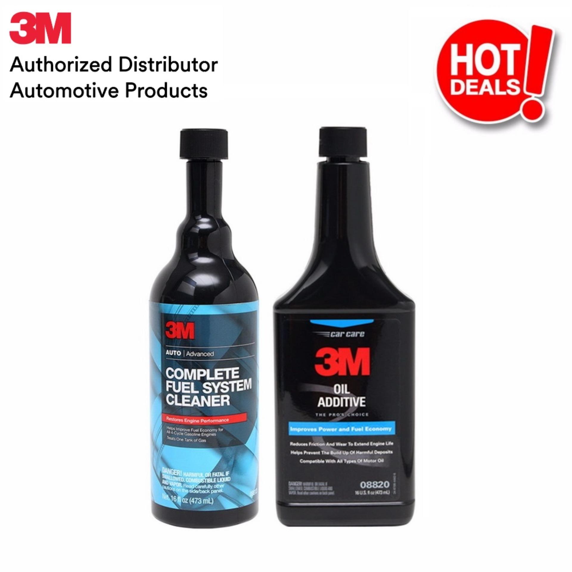 3M COMPLETE FUEL SYSTEM 473ML & Oil Additive 4473ml. ชุดเสริมมรรถนะ ...