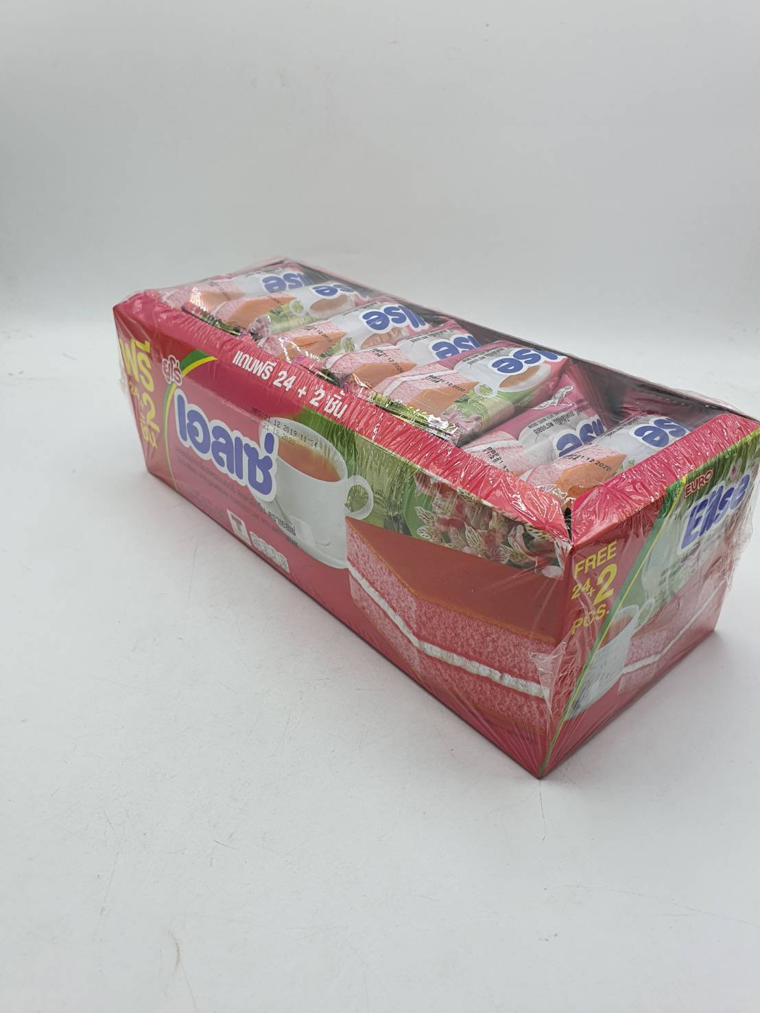 เอลเซ่ ยูโร่ รส วานิลลา สอดไส้ครีม ขนมเค้ก ยูโร่ ขนมเด็ก EURO ELLSE ...