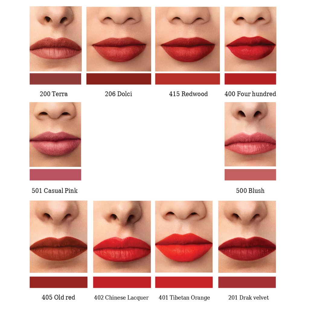 ลดราคา!!พร้อมจัดส่ง????GIORGIO ARMANI lip Maestro #400#201#401#206#415 ...