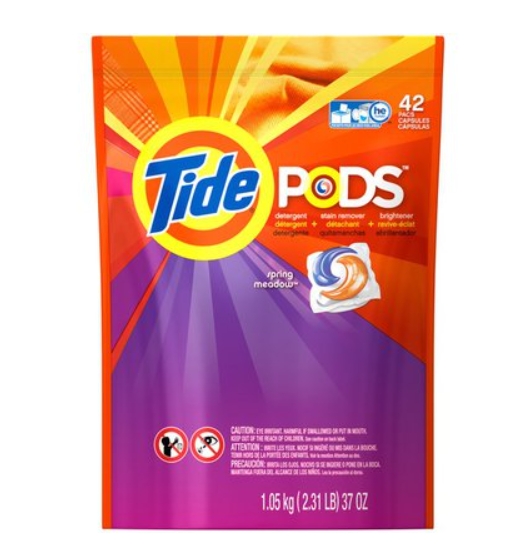 Tide Pods Spring Meadow 42 Count เจลบอลซักผ้าTide PODS (อันดับ 1 ใน USA ...