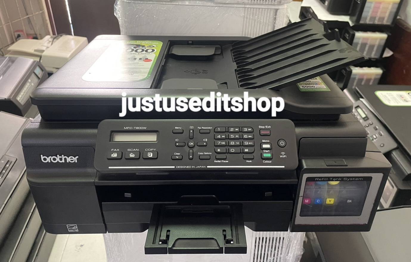 มัลติฟังก์ชั่นอิงค์เจ็ท Brother MFC-T800W Print Scan Copy Fax เชื่อมต่อ ...