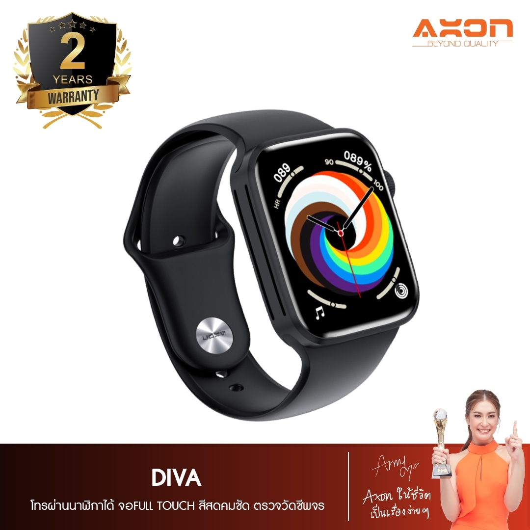 [โทรออกได้] AXON WATCH DIVA สุดยอดนาฬิกาอัจฉริยะโทรศัพท์ได้ หน้าจอ IPS ...