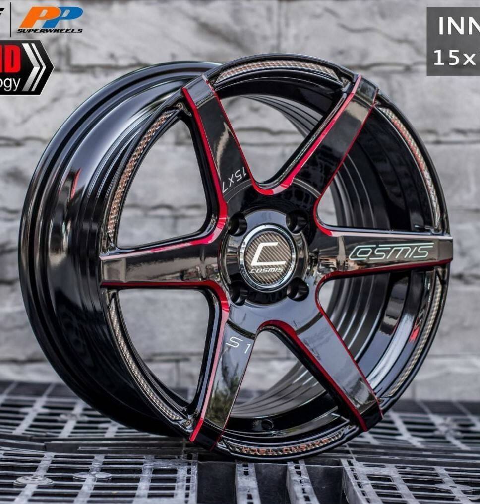[ฟรี! กล้องติดรถยนต์] COSMIS ล้อแม็ก ล้อแม๊กซ์ ขอบ 15 รุ่น Inner Line ...