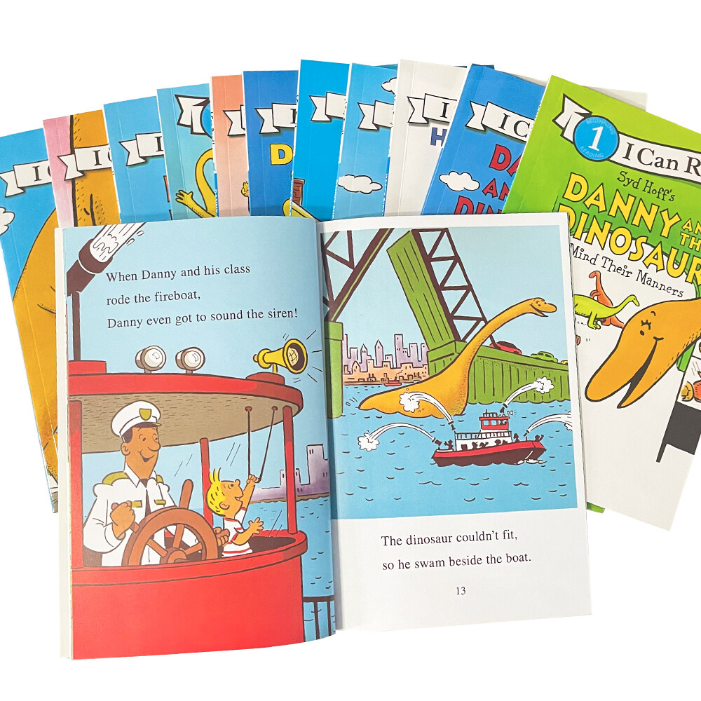 12 หนังสือ ภาษาอังกฤษ Level 1 I Can Read Story Book By Syd Hoff ...