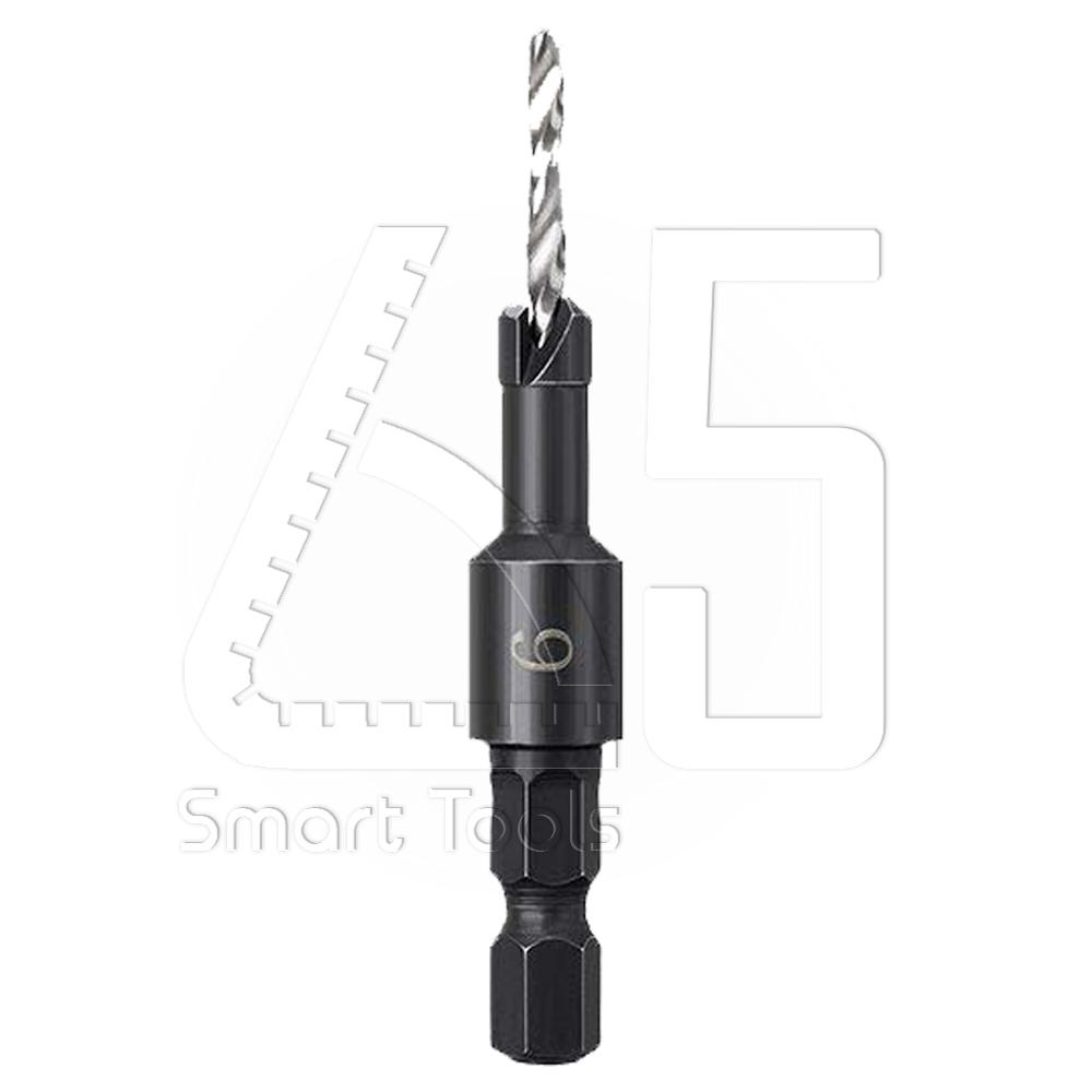 65SmartTools ชุดดอกสว่านเจาะผายหัว คว้านรูแบบมี เทเปอร์ในตัว หลบหัวน็อต สกรู 4 เบอร์ 6, 8,10,12 ...