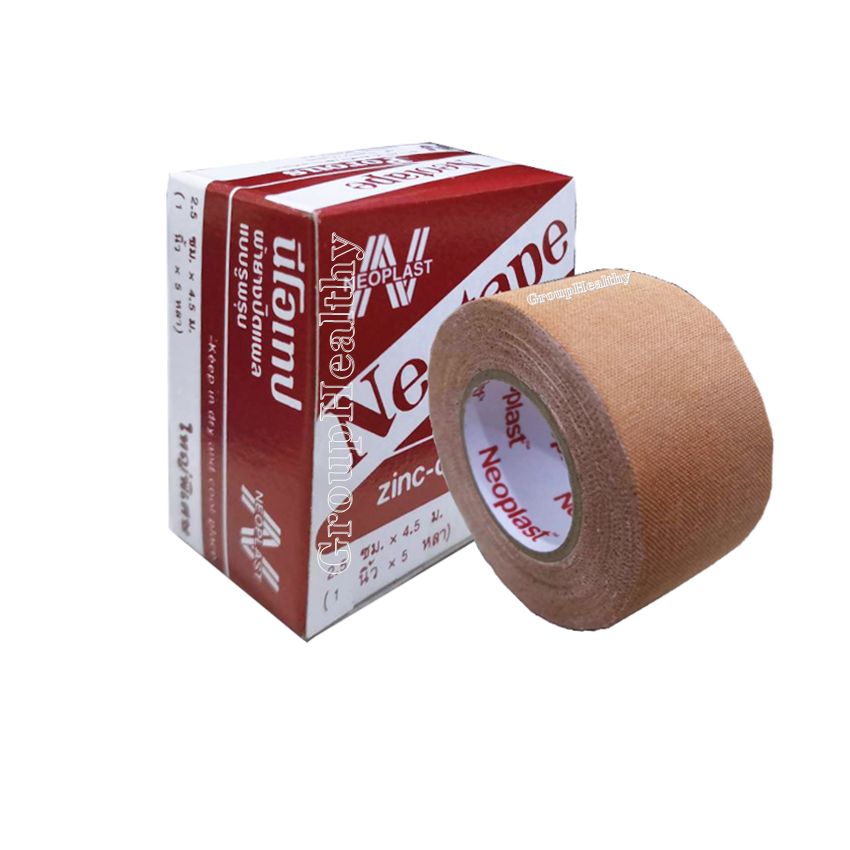 Neotape Porous นีโอเทปสีเนื้อ เทปแต่งแผลแบบมีรูพรุน เทปพันเดือยไก่ 1 ...
