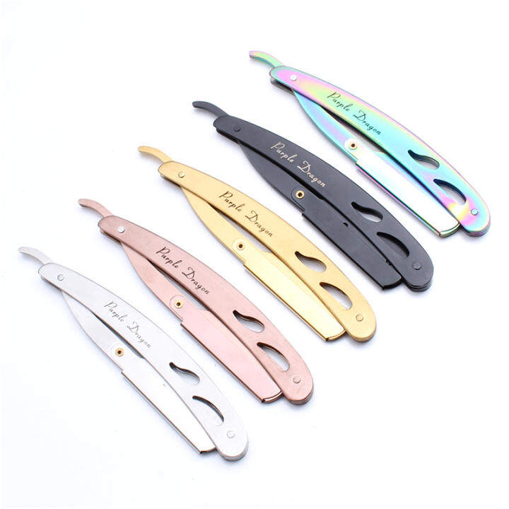 Up Top Fashion Stainless Steel Straight Edge Razor Barber Shave Manual ...
