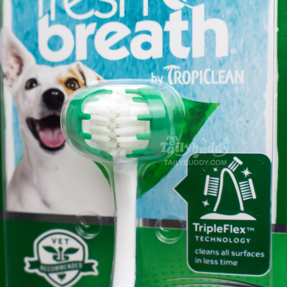 Tropiclean Fresh Breath Oral Care Kit ชุดดูแลช่องปาก แปรงสีฟัน+ปลอกนิ้วขัดฟัน+เจลกำจัดหินปูน ...