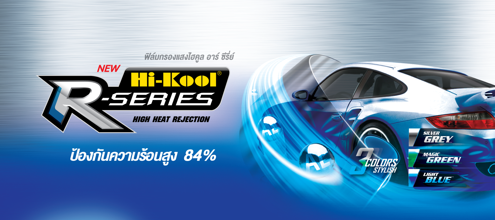ฟิล์มกรองแสง ้hi kool r series แบ่งขายราคาถูกที่สุด ตร.ฟุตละ 50 บาท ...