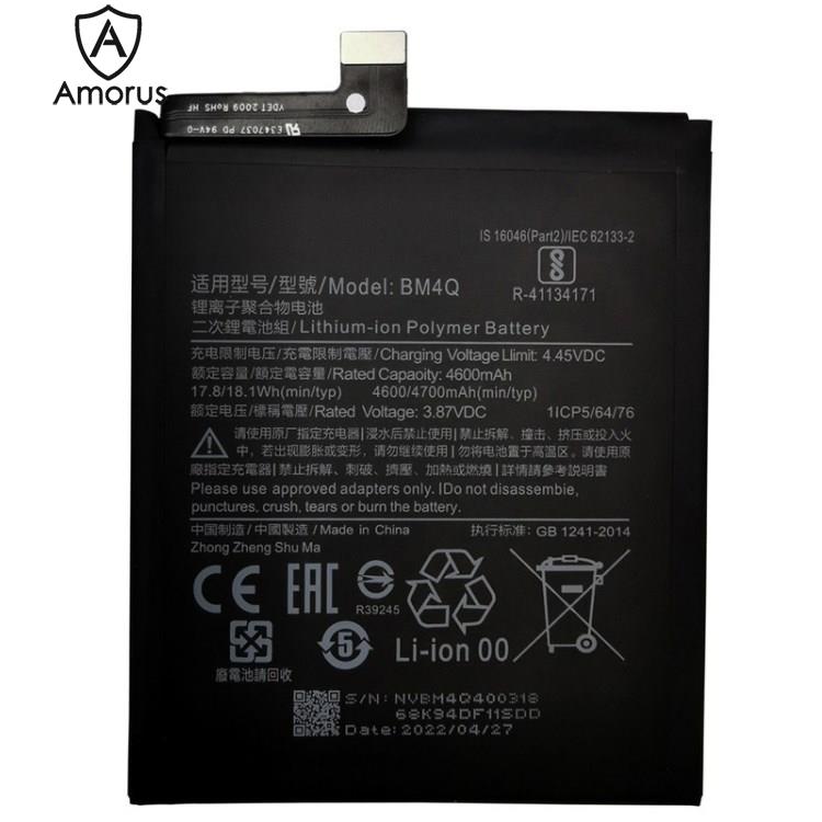 Amorus For Xiaomi Redmi K30 ProPoco F2 Pro 3.87V 4600mAh Replacement ...