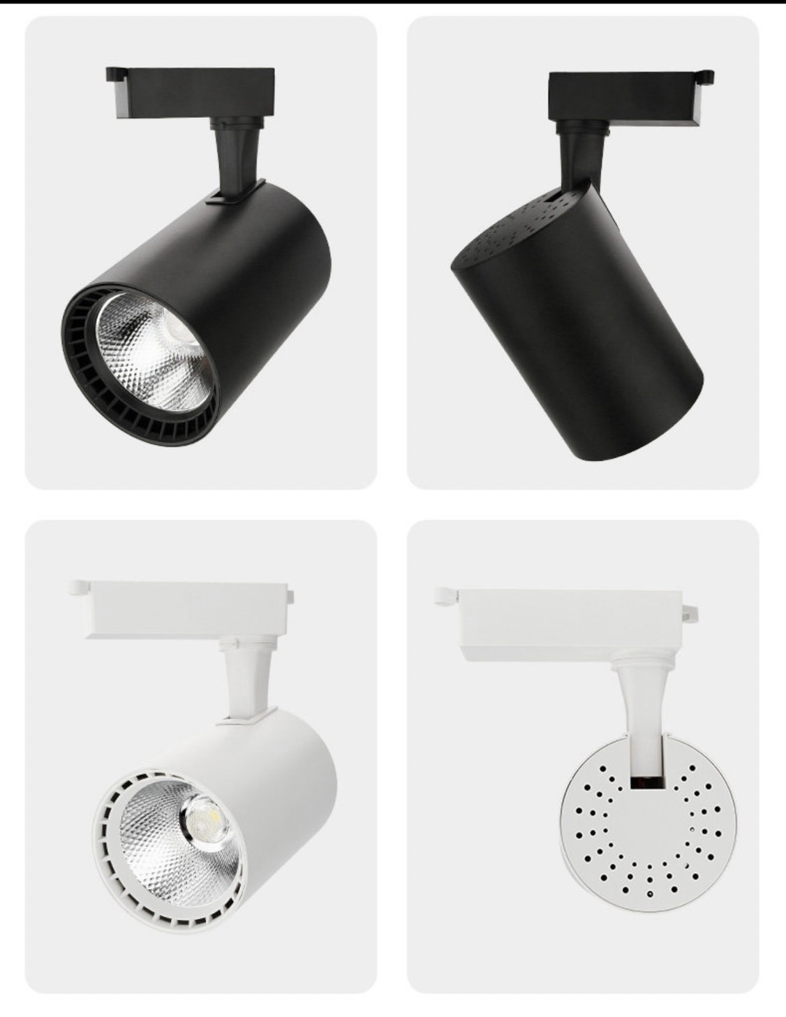 โคมไฟเข้ารางTrack light LED 10w 15w 20w 30wแสงขาว แสงครู แสงวอร์ม - Lk ...