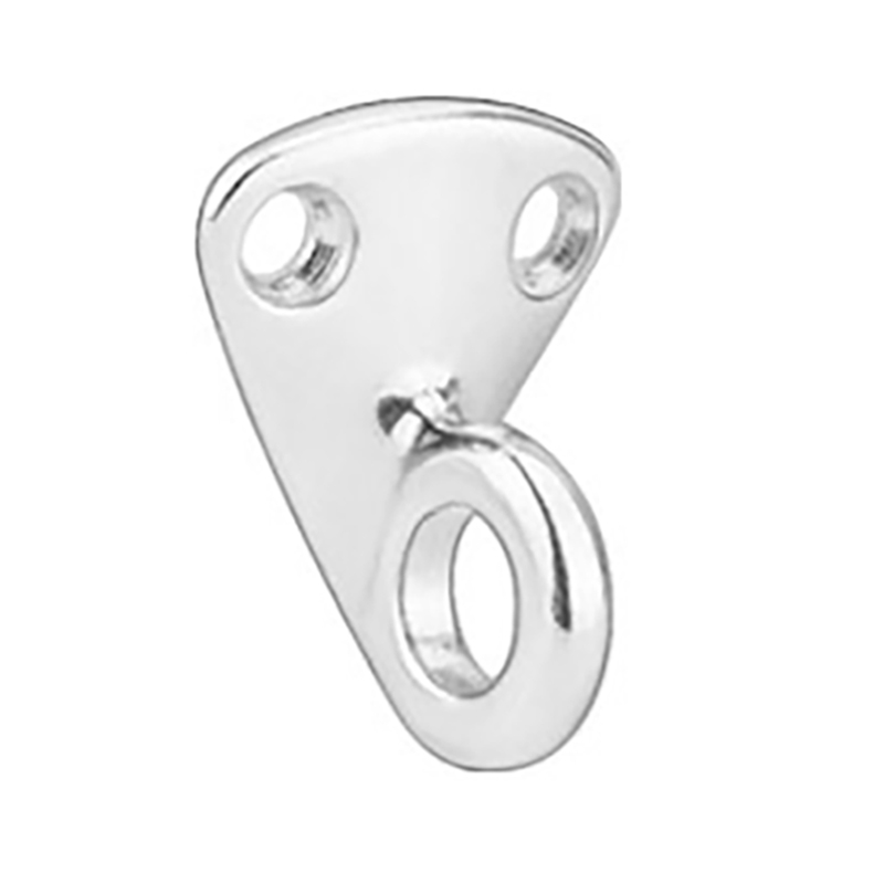 2PCS Stainless Steel 316 Pad Eye Fender Fending Hook Rope Boat Sail Tug ...