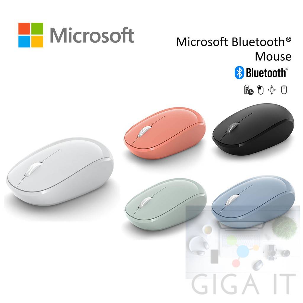 Microsoft Bluetooth® Mouse (Bluetooth, 1800 DPI) ประกัน Microsoft 1 ปี ...