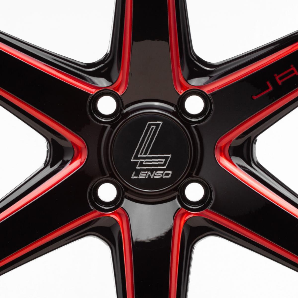 Lenso ล้อแม็กขอบ17 17x7.5 PCD 4x100 ออฟ 35 JAGER JAGER-CRAFT สีดำ ล้อ ...