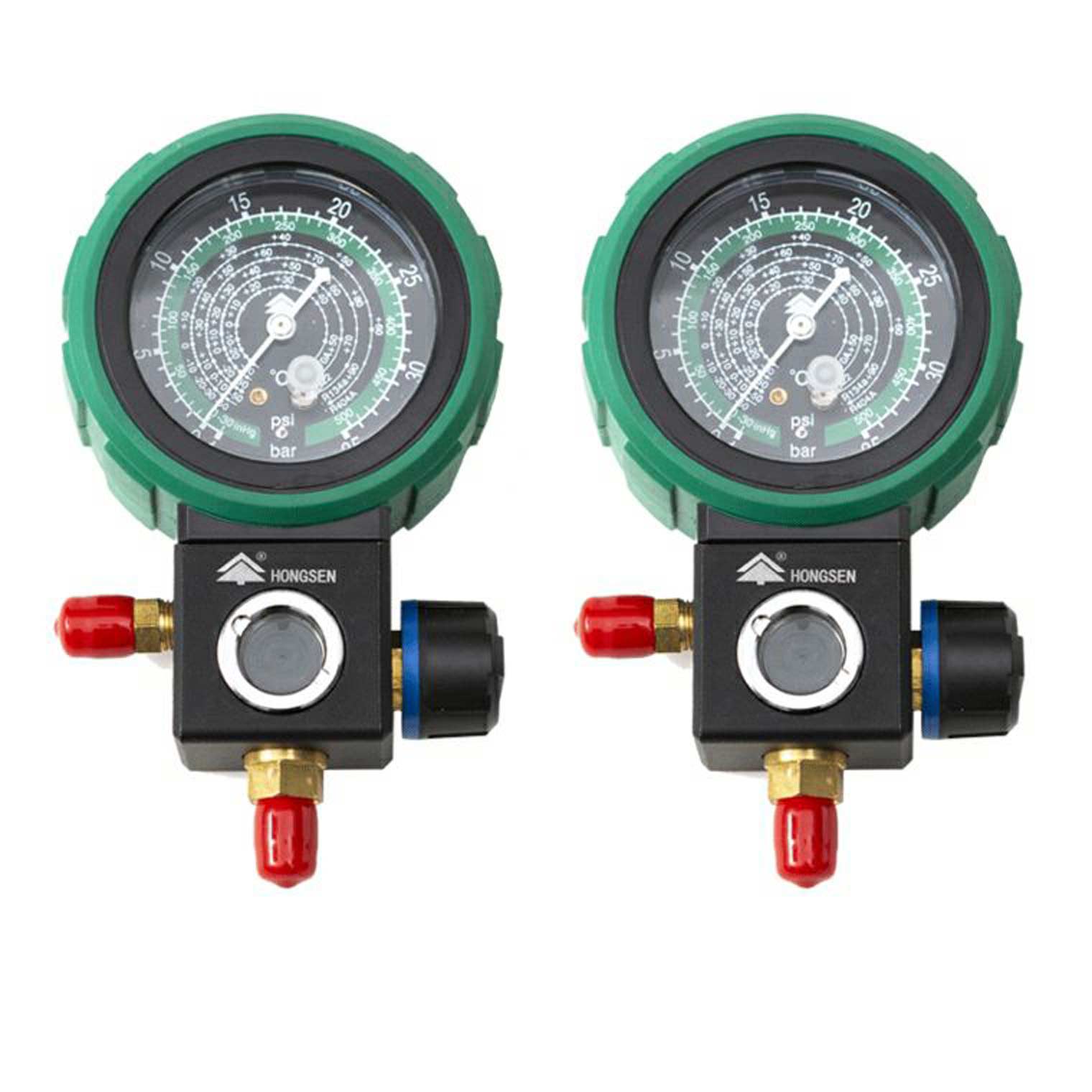 (เครื่องมือช่างแอร์) เกจ์วัดน้ำยา แอร์ หัวเดี่ยว HONGSEN HS-M480AL ...