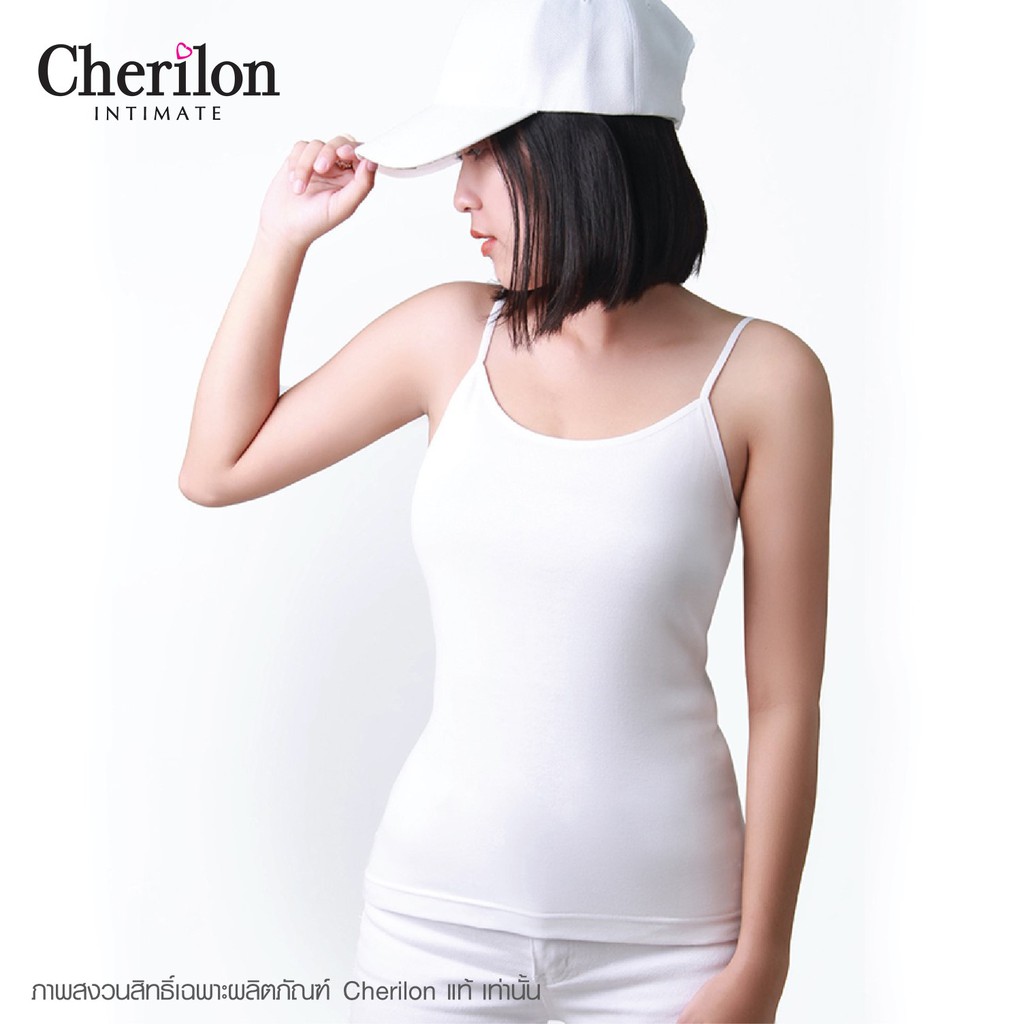 Cherilon ECO WEAR เชอรีล่อน เสื้อสายเดี่ยว สายเดี่ยว ผ้านุ่มมาก เย็นสบาย ระบายอากาศดี สายบ่าปรับ ...
