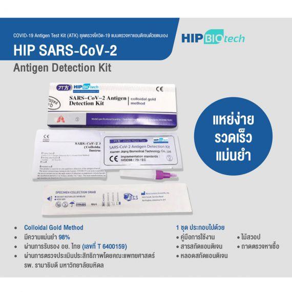 ชุดตรวจโควิด-19 (ATK) SARS-CoV-2 Antigen Detection Kit (colloidal gold ...