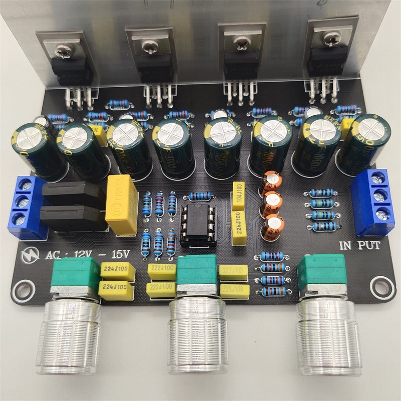 LM1875 Power Amplifier Board 2.1 Channel Power Amplifier Board Btl Super Bass Structure ...