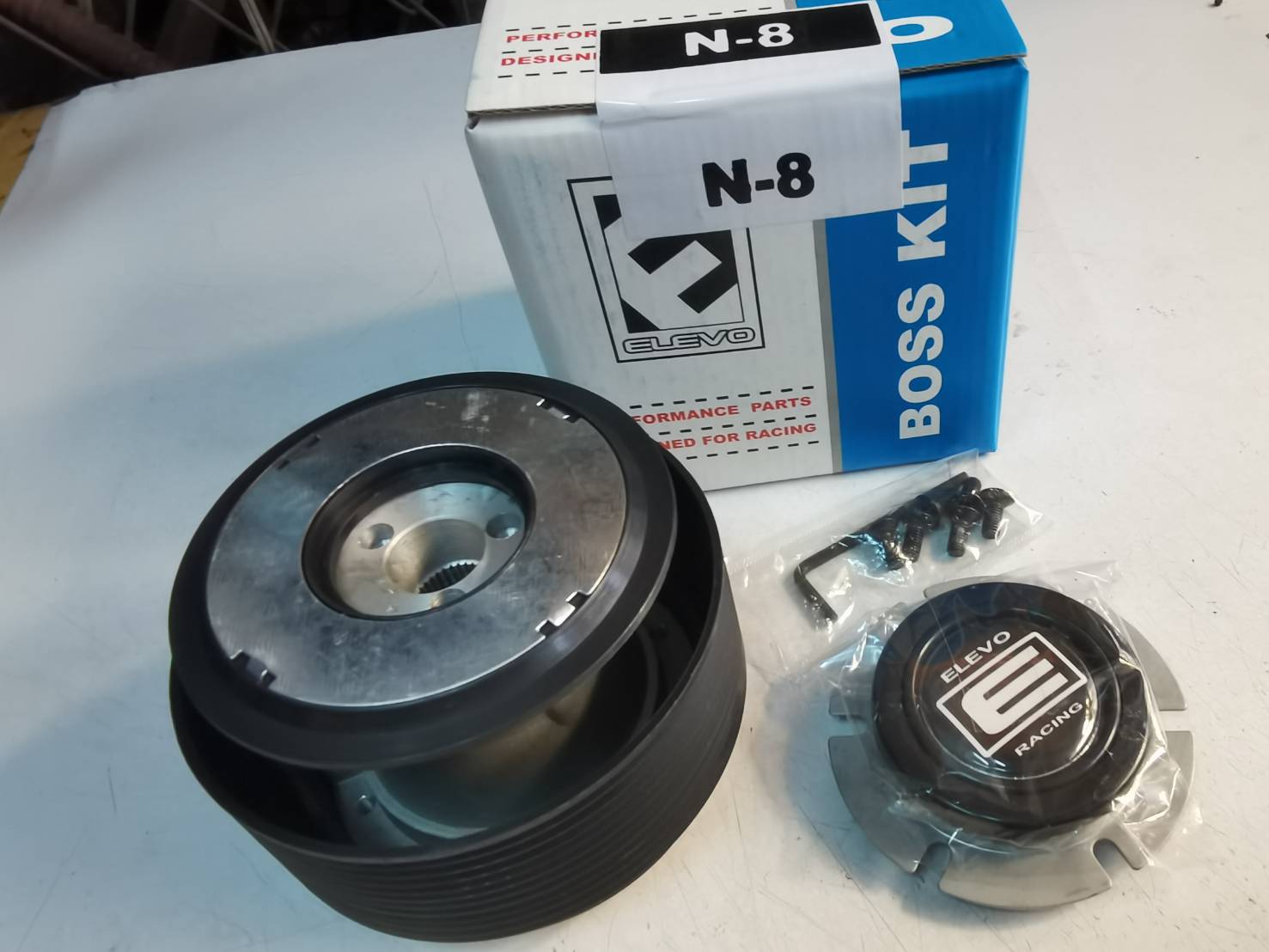 คอพวงมาลัยแต่ง เเบบหนา Nissan N8 ใส่รถรุ่น A32,A33,กะบะBig-m95'98,ฟรอนเทีย,B14,NEO teana j31 ...