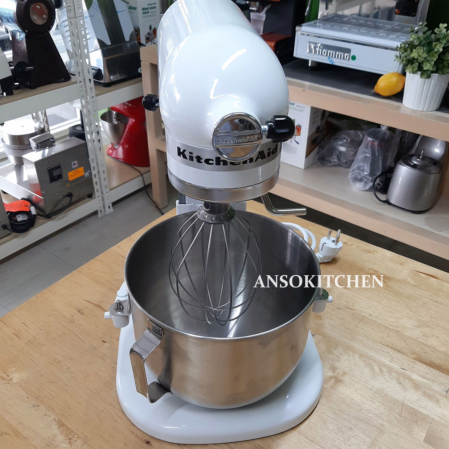 KitchenAid เครื่องผสมอาหารแบบยกโถ รุ่น Heavy Duty (5KPM5EWH) โถ 5 ...