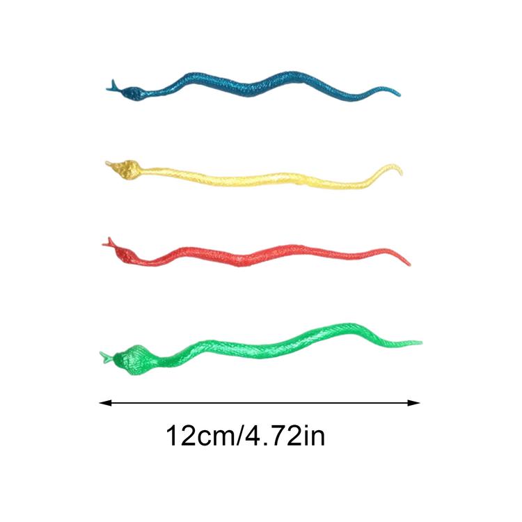 Stretchy Snakes Colorful Elastic Snake Toy 30Pcs Easter Egg Fillers For ...