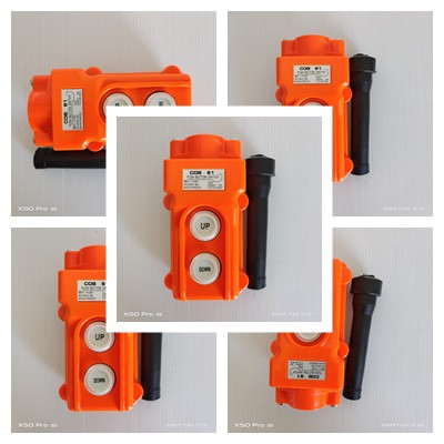 COB-61 HOIST PUSH BUTTON SWITCH RAINPROOF สวิตซ์ร็อก สวิตซ์เครน 2ปุ่ม ...