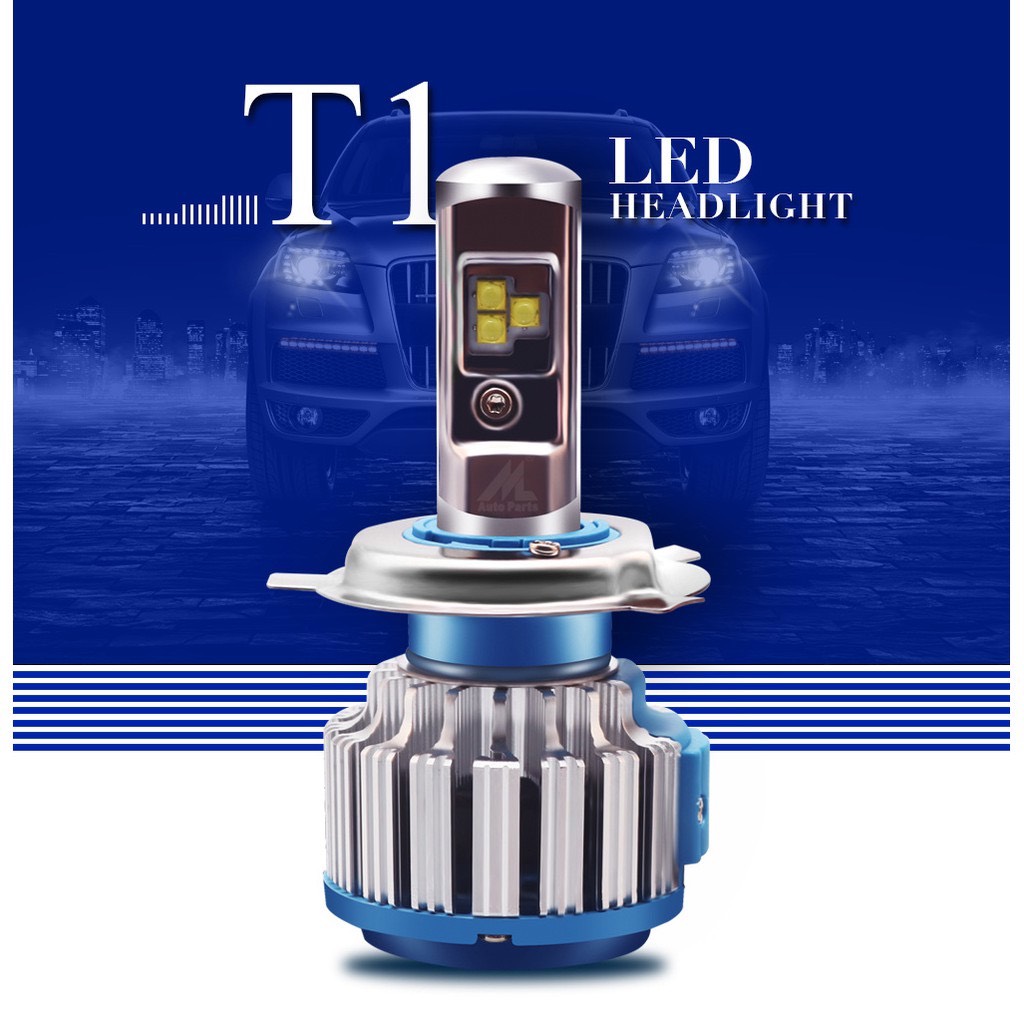 หลอดไฟหน้ารถยนต์ หลอดไฟรถ หลอดไฟled T1 Turbo chip cree สินค้ารับประกัน1 ...