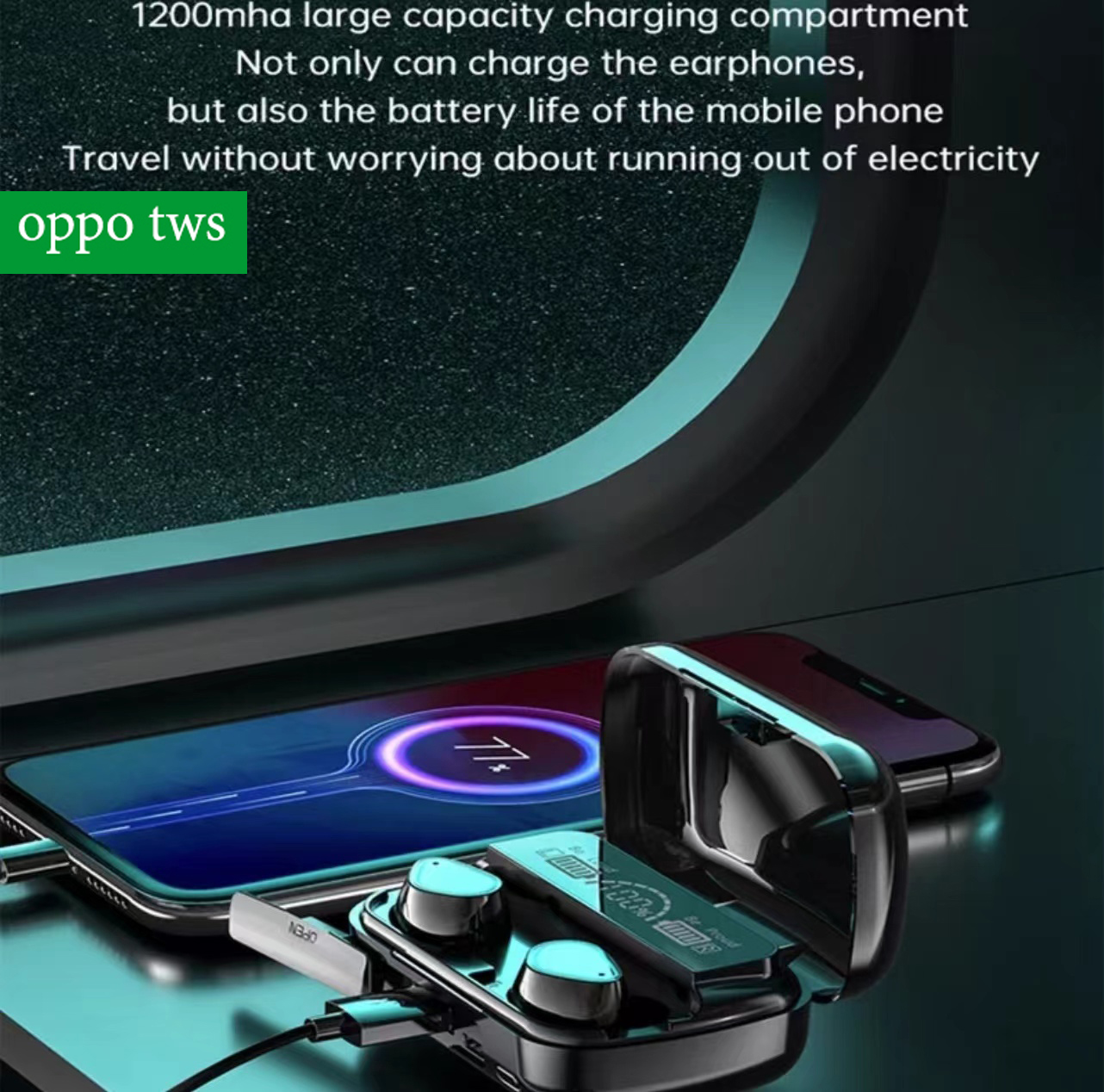 (ของแท้100%รับประกัน 5 ปี ) หูฟังบลูทูธ Oppo M30 PRO บลูทูธ5.2หูฟังไร้ ...