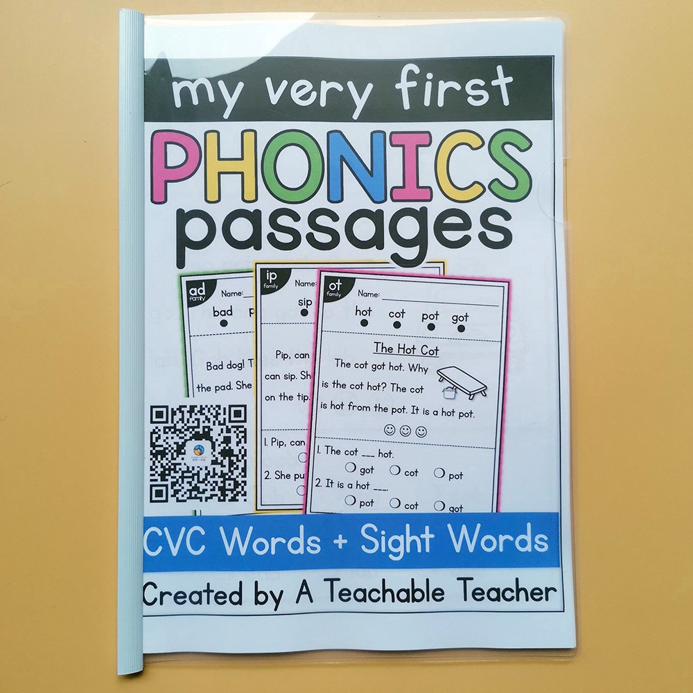 Worksheet My Very First Phonics Passages สินค้าพร้อมส่ง | Lazada.co.th