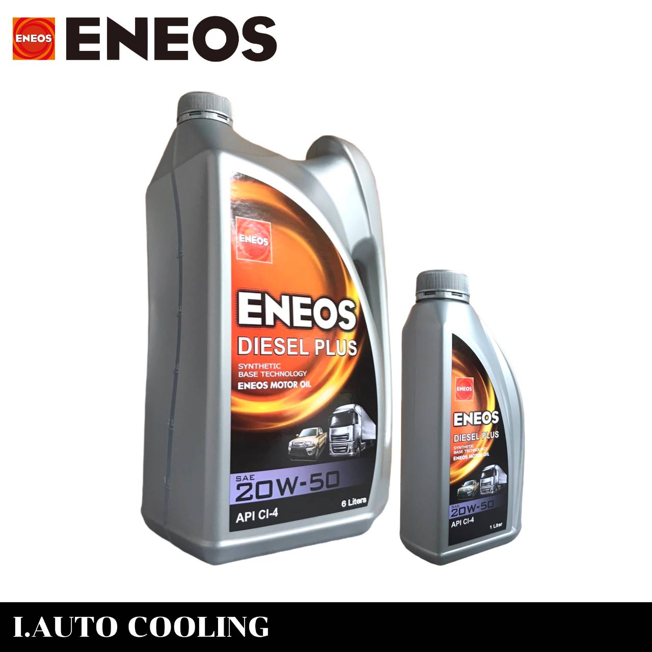 ENEOS DIESEL PLUS น้ำมันเครื่อง SAE 20w-50 ขนาด ( 1,L.,6L.7L.8L.9L.และ 18L. ) - i auto Cooling ...