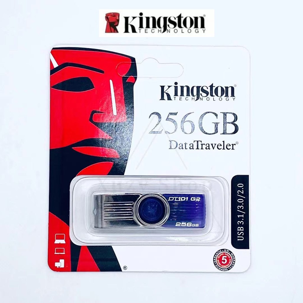 แฟลชไดร์ฟ 16GB32GB64GB128GB256GB512GB Kingston Portable Metal DT101 G2 ...