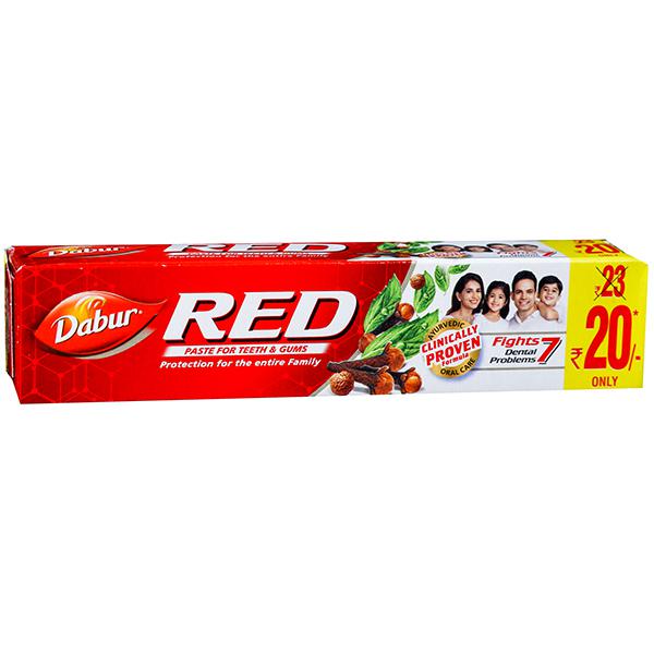 "Dabur Red Tooth Paste Ayurveda Toothpaste 36กรัม ยาสีฟันสมุนไพร กานพลู ...