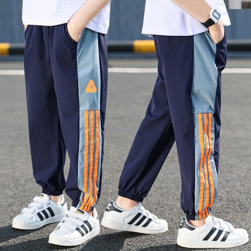 boys clothing Boys anti-mosquito pants thin summer pants 2022 new children's trousers summer big ...