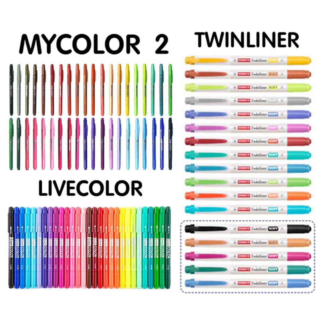 (SALE+++) Donga My color and Monami Live color มายคัลเลอร์ 40 สี ไลฟ์ ...