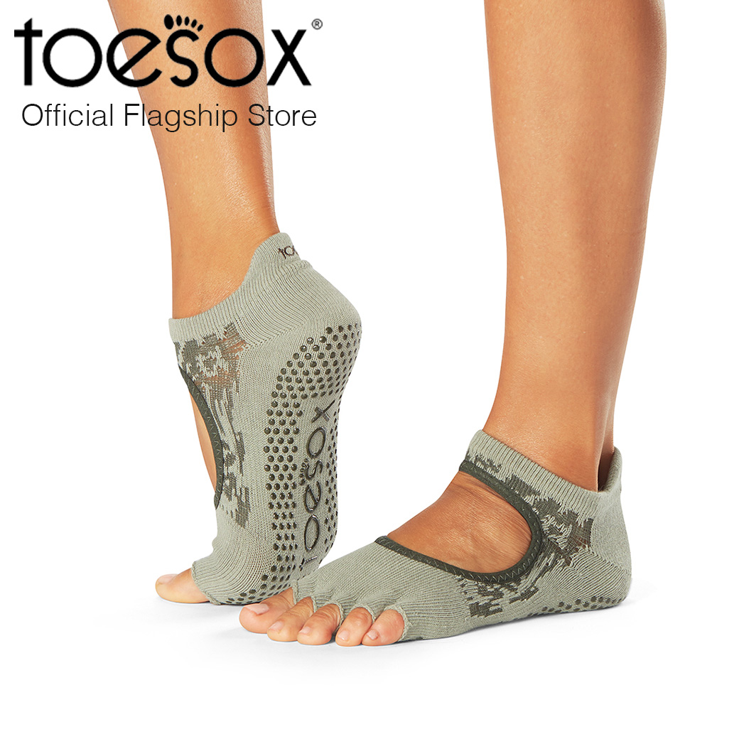 Fall 2023 ToeSox Grip Half Toe Bellarina ถุงเท้ากันลื่น เปิดนิ้วเท้า พิ ...