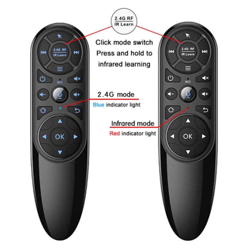 Wireless Remote Q6 air mouse Smart Voice Remote Control Remote Control ...