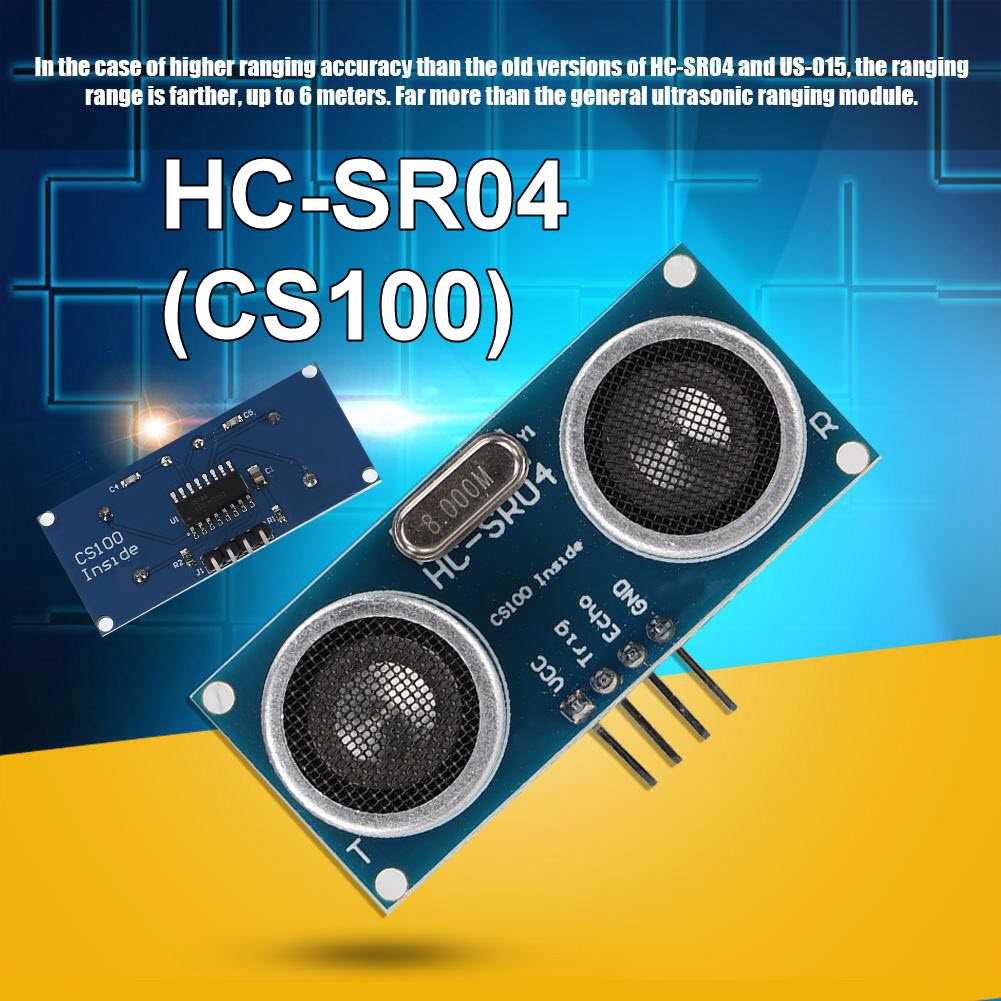 HC-SR04 (US-025) CS100 (3.3V-5V) Ultrasonic Distance Measuring Sensor ...