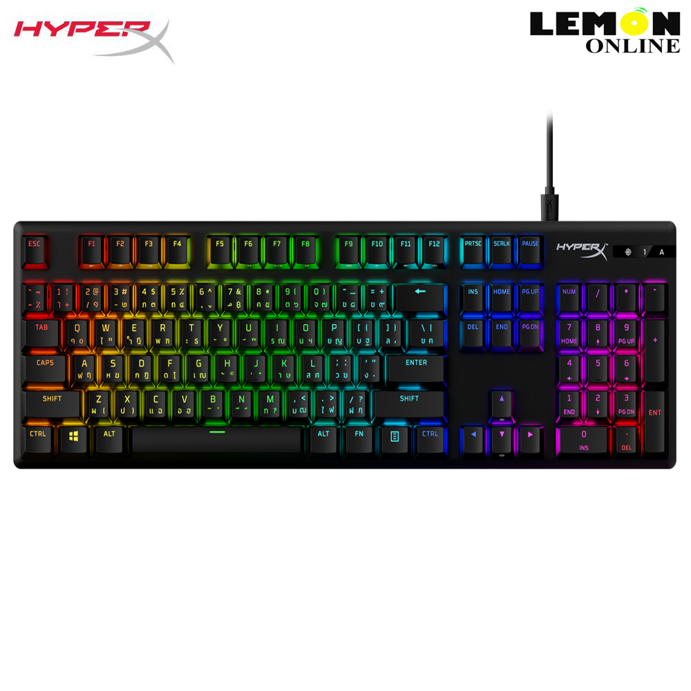 Hyper X Keyboard Alloy ORIGINS PBT RED/LINEAR (TH) | Lazada.co.th