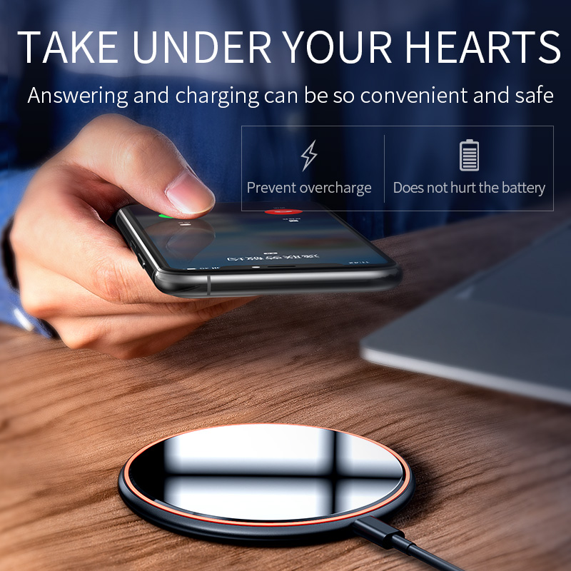 Basikeได้รับ2-3วัน15วัตต์ที่ชาร์จไร้สาย wireless charger ชาร์จแบตไร้สาย ที่ชาจไร้สาย iphone Qi ...