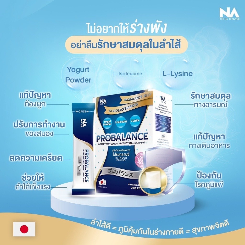 Probalance Probiotic Jelly โพรไบโอติกส์ ปรับสมดุลลำไส้ ปัญหาท้องผูก ท้องอืด ท้องเสียง่าย ขับถ่าย ...