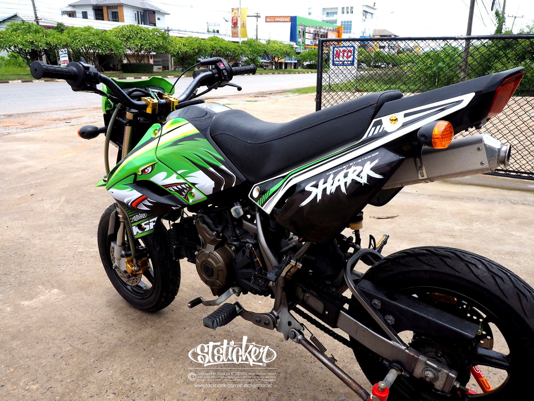 สติ๊กเกอร์ฉลาม KSR - ST.Sticker - ThaiPick