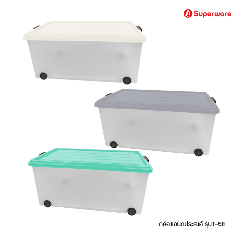 Srithai Superware เหยือกน้ำพลาสติกใส พร้อมฝา บอกระดับน้ำ ขนาด 1.2 ลิตร - Srithai Superware ...