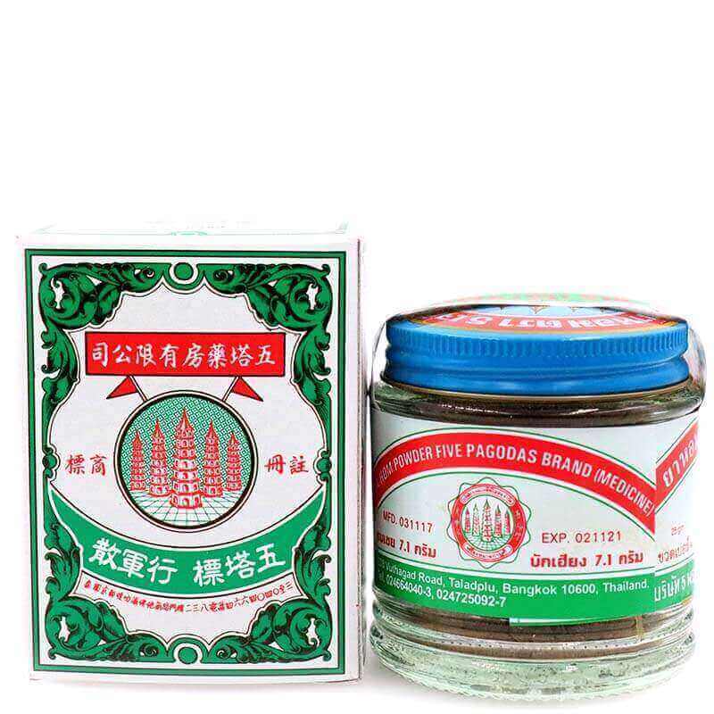 Pagoda brand 5 fragrant powder 100 original size 25g - banchonghom ...