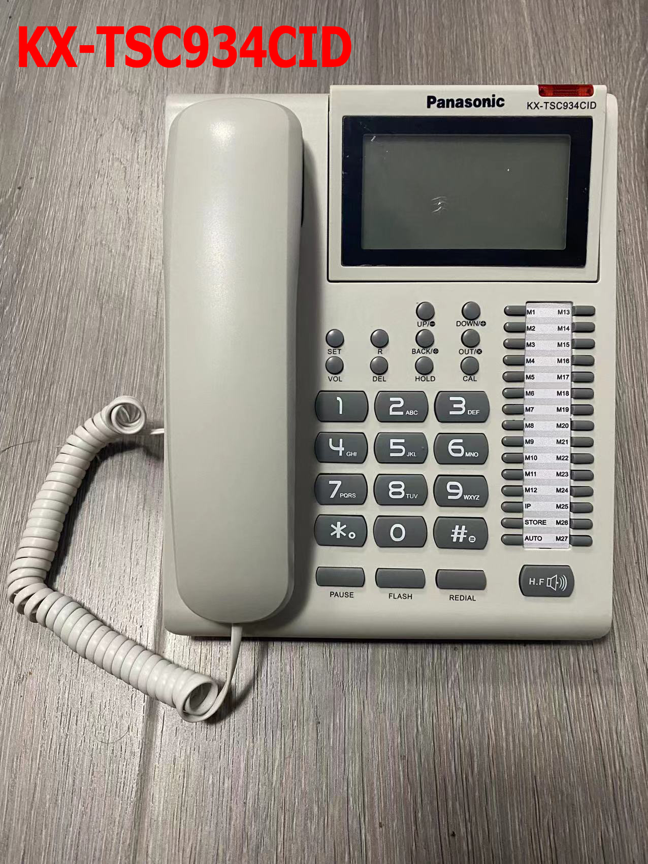 Panasonic โทรศัพท์บ้านโชว์เบอร์ รีช รุ่น KX-TSC934CID สีดำ | Lazada.co.th