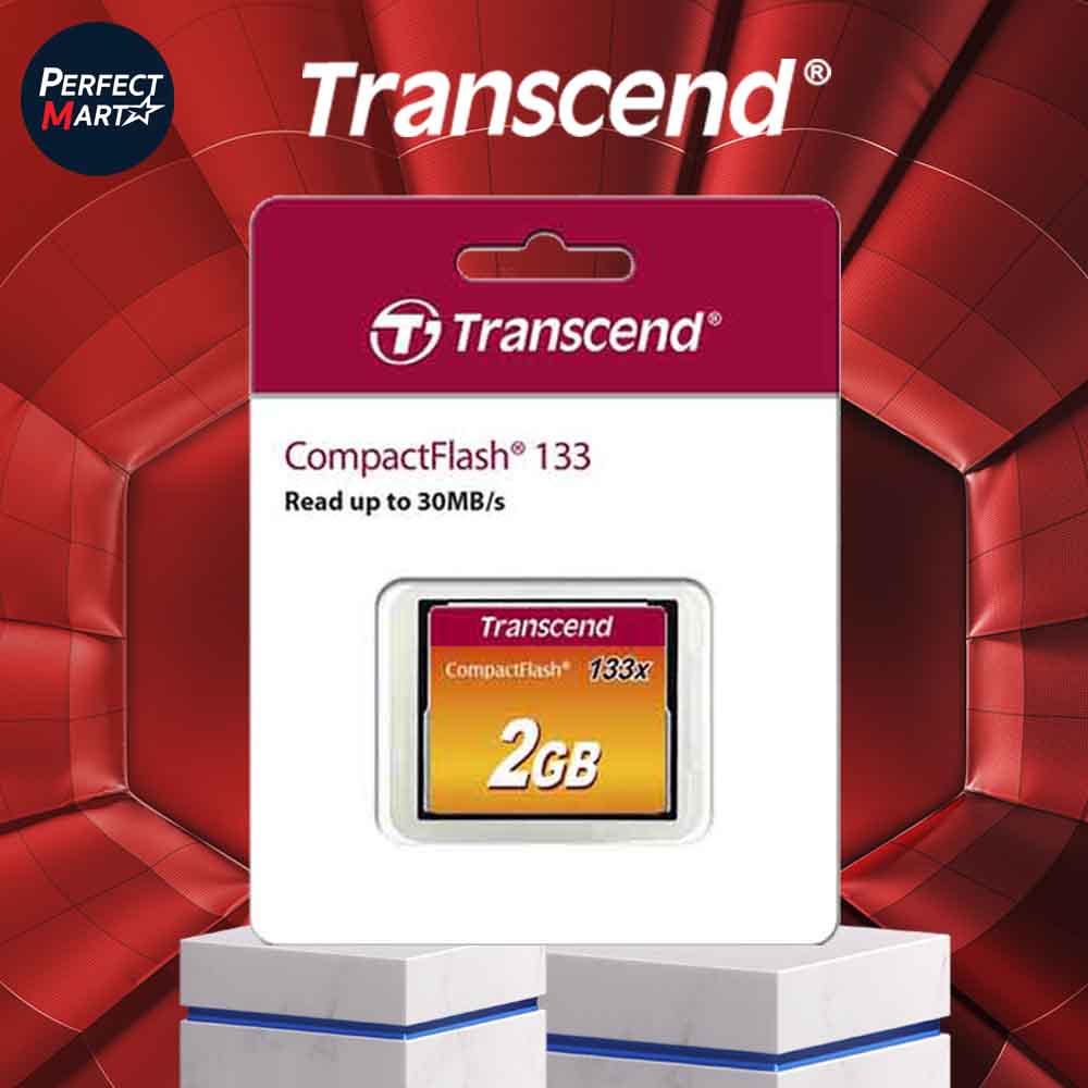 Transcend CompactFlash Card 2GB : รับประกัน 5 ปี - สินค้ามีใบกำกับภาษี-TS2GCF133 - PerfectMart ...