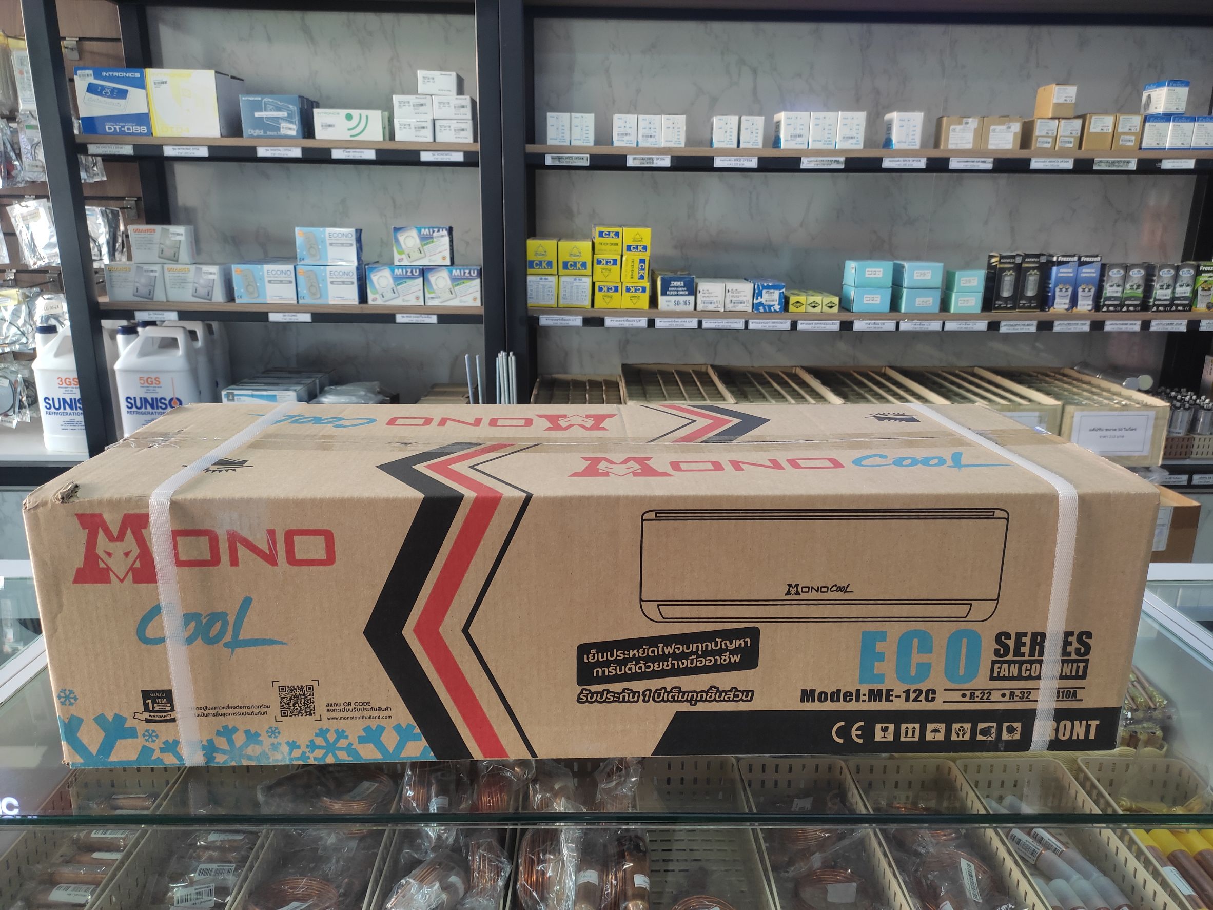 แฟนคอล์ย 9,000 - 12,000 BTU ยี่ห้อ MONO COOL คอยล์เย็นคุณภาพระดับพรีเมี ...